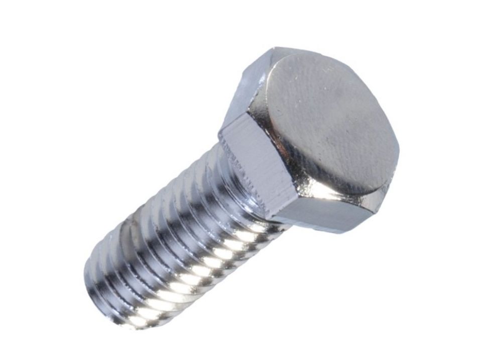 Bulón cabeza hexagonal zincado G.2 Rosca completa