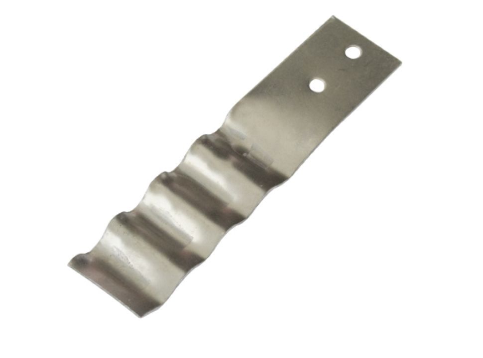 GRAMPA DE AMURE P/ALUMINIO PERFORADA 102 MM